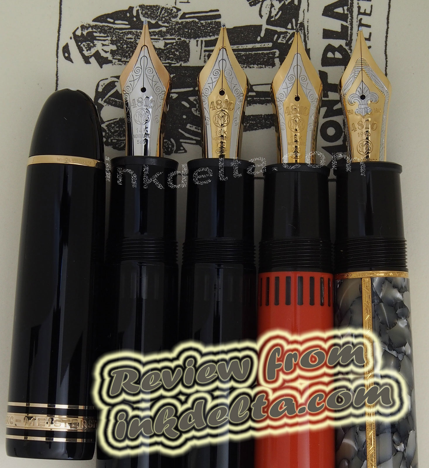 Review: Comparing Montblanc 149 to other Montblanc 149-based Fountain ...